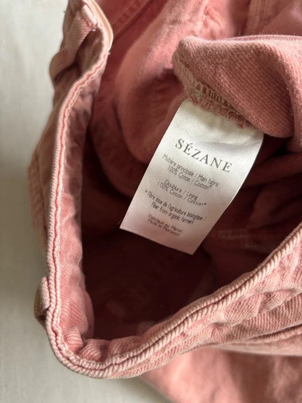 Sezane | Jeans | Szane Le Crop Bois De Rose High Rise Straight Jeans ...